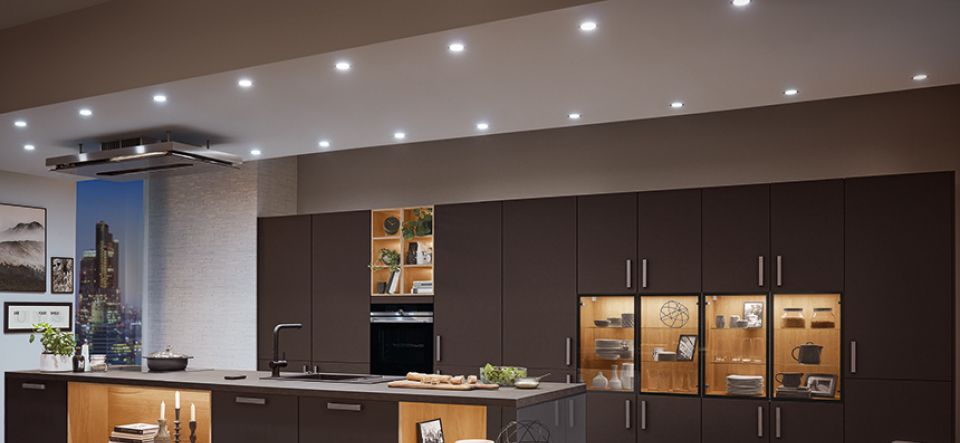 Moderne Küche in Rostoptik